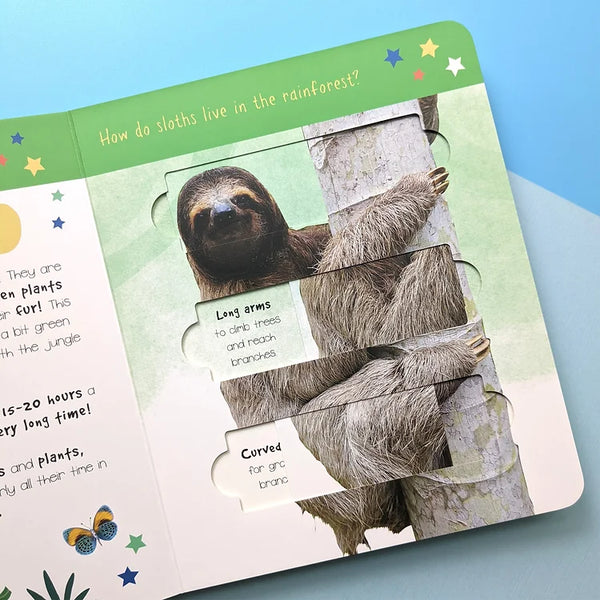 Jungle Animals - Puzzle Slider Board Book | NSPCC Shop
