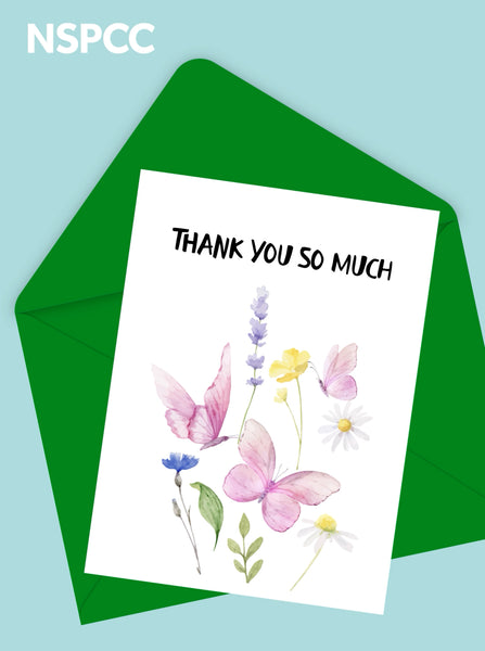 NSPCC eCard - Thank You So Much | NSPCC Shop