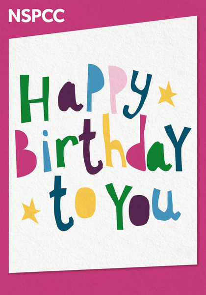 NSPCC eCard - Happy Birthday To You | NSPCC Shop