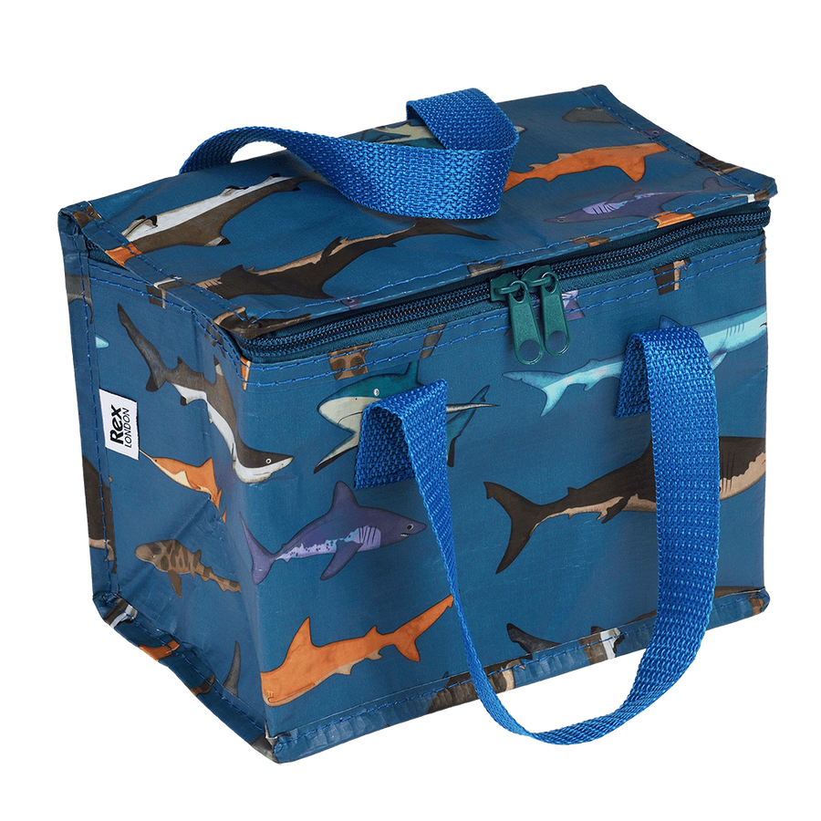 Sharks Recycled Plastic Children s Lunch Bag NSPCC Shop Sharks Recycled Plastic Children s Lunch Bag NSPCC Shop